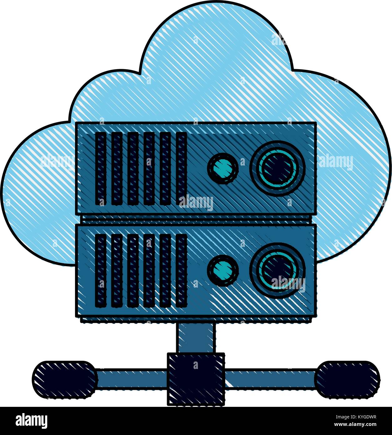 Computer servers in clouds hi-res stock photography and images - Alamy