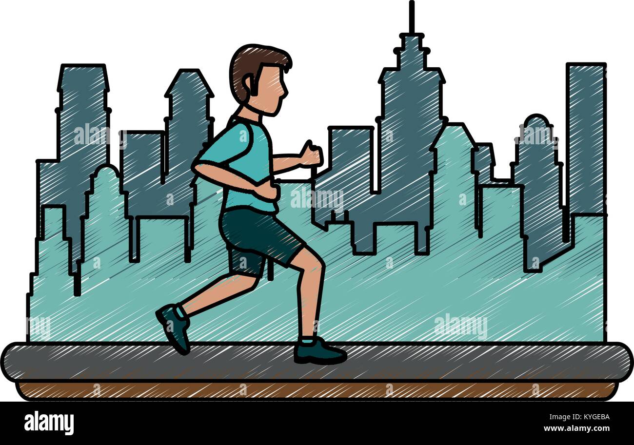 Man running cartoon Stock Vector Image & Art - Alamy