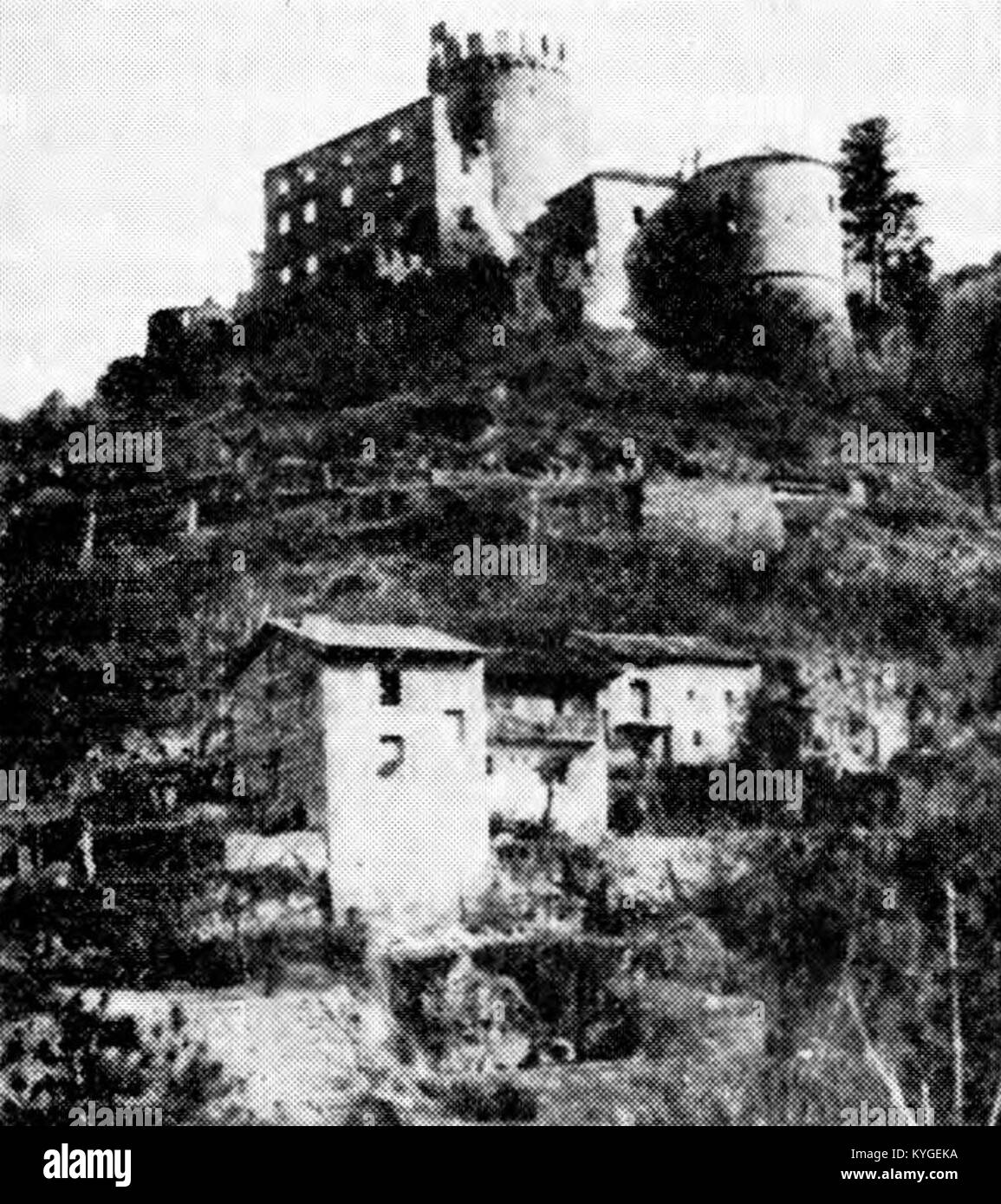 Rihemberski Castle in Slovenia was captured by partisans during World ...