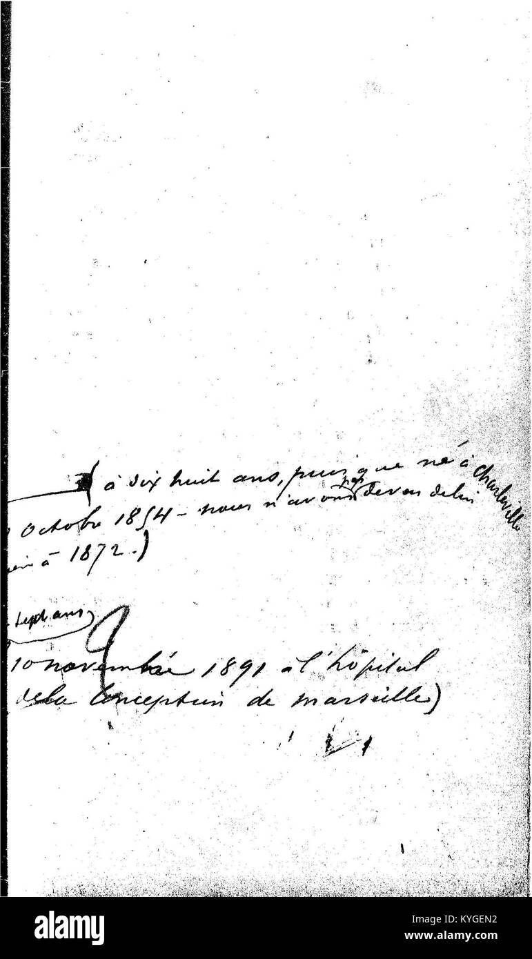 A page from *Poésies* by Arthur Rimbaud, showcasing one of his ...