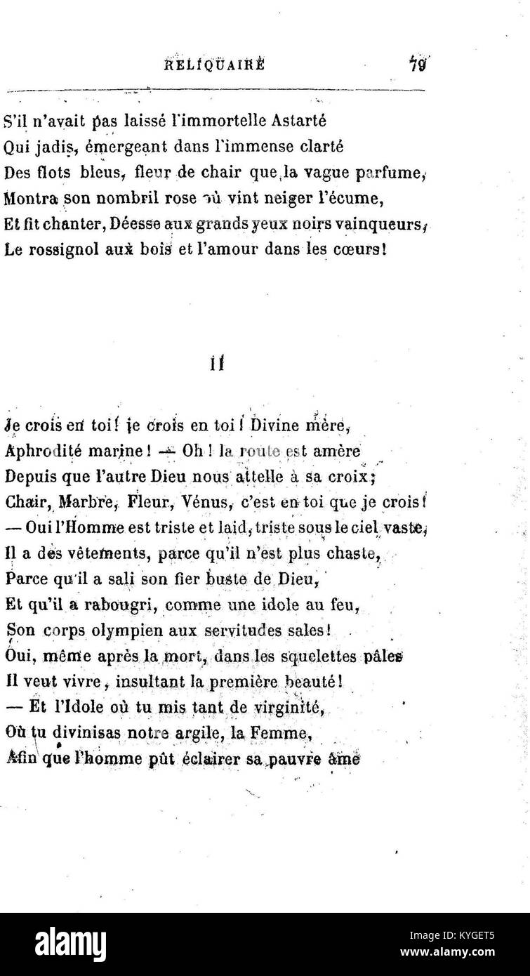 This image represents a page from *Poésies*, a collection of poems by ...