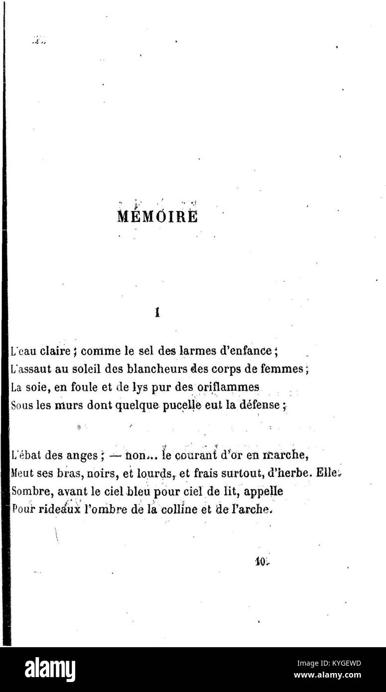 This image represents a work from Arthur Rimbaud's collection of poems ...