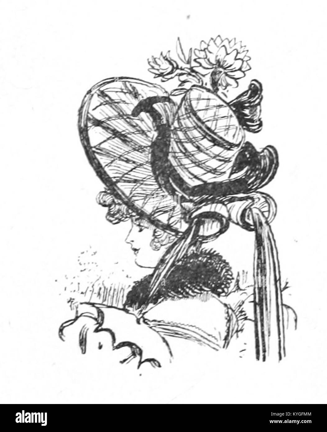 Albert Robida's illustration 'Mesdames nos aïeules' depicts 19th ...