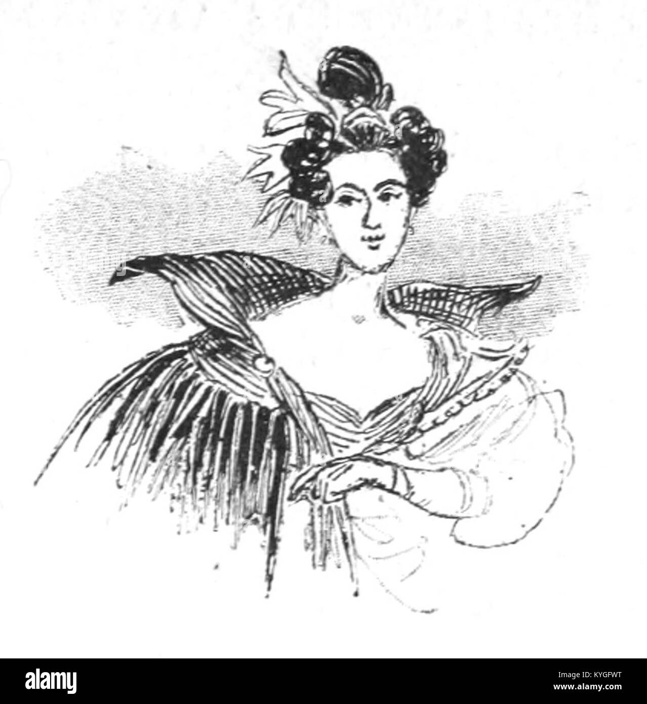An illustration from Albert Robida's *Mesdames nos arrière-grands-mères ...