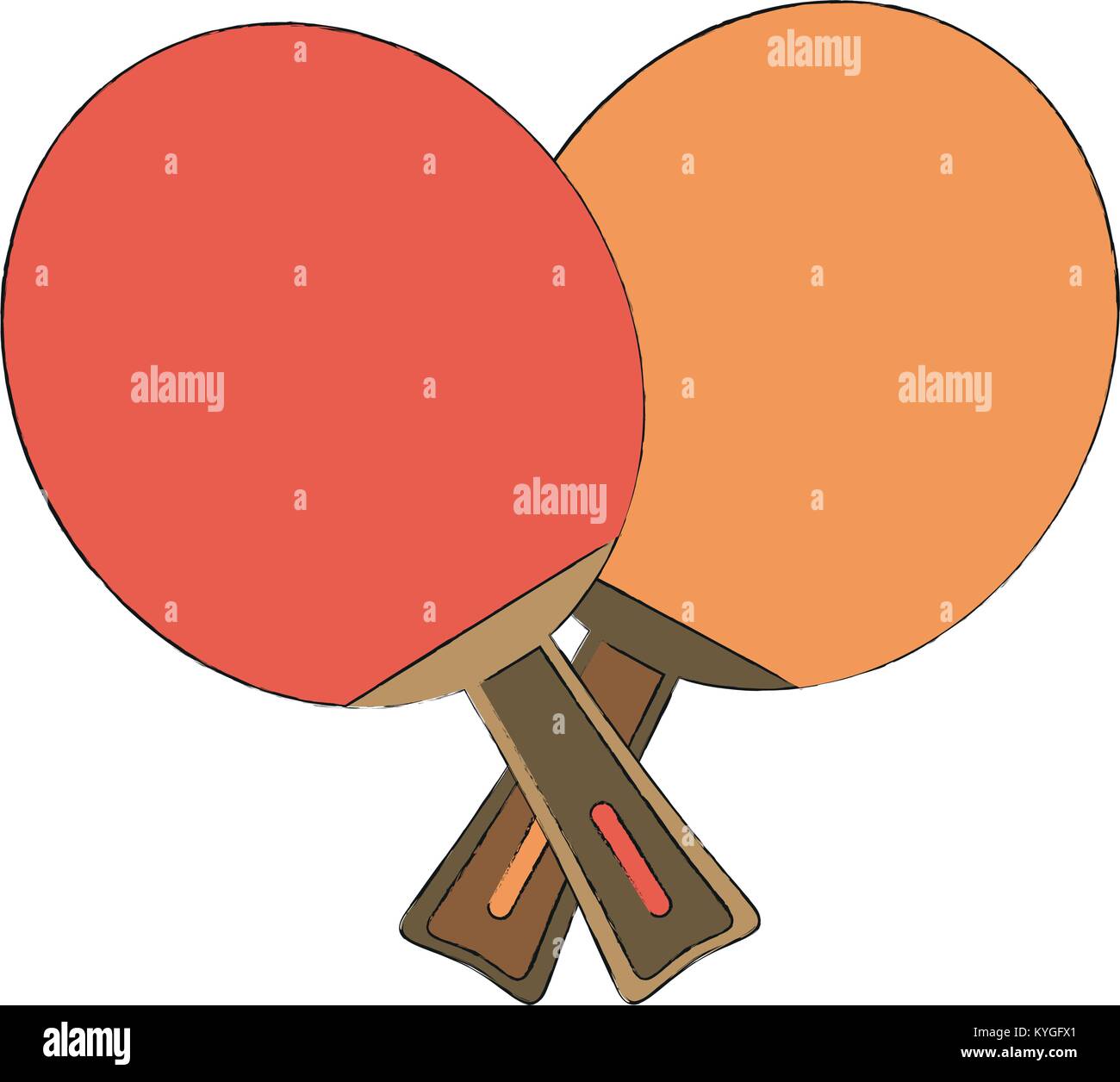 Ping pong sketch Stock Vector Images - Alamy