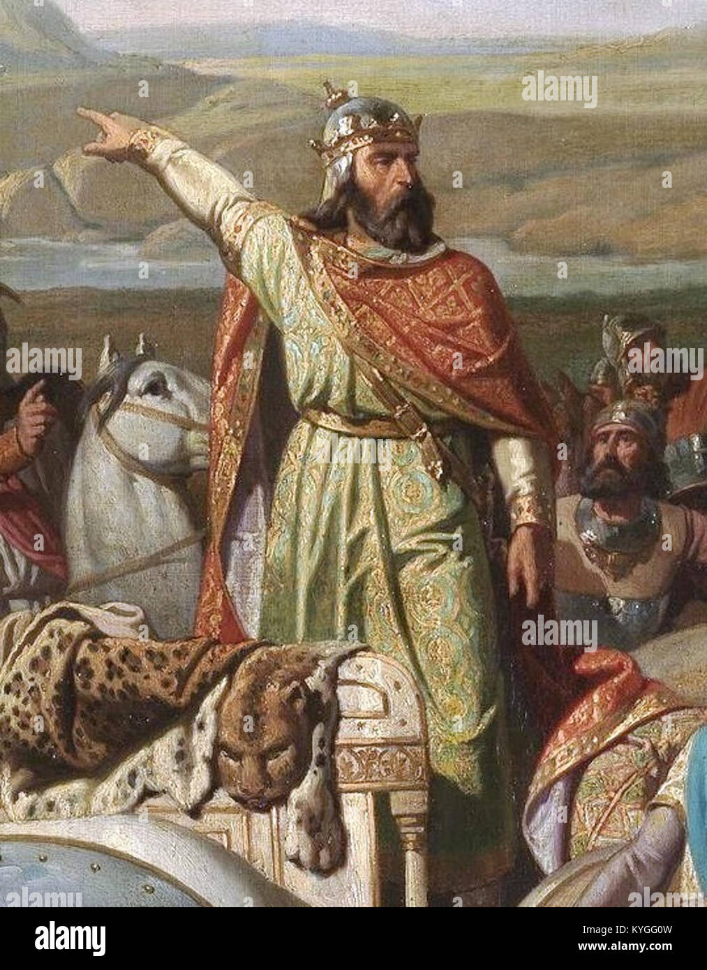 Rodéric (roi wisigoth Stock Photo - Alamy