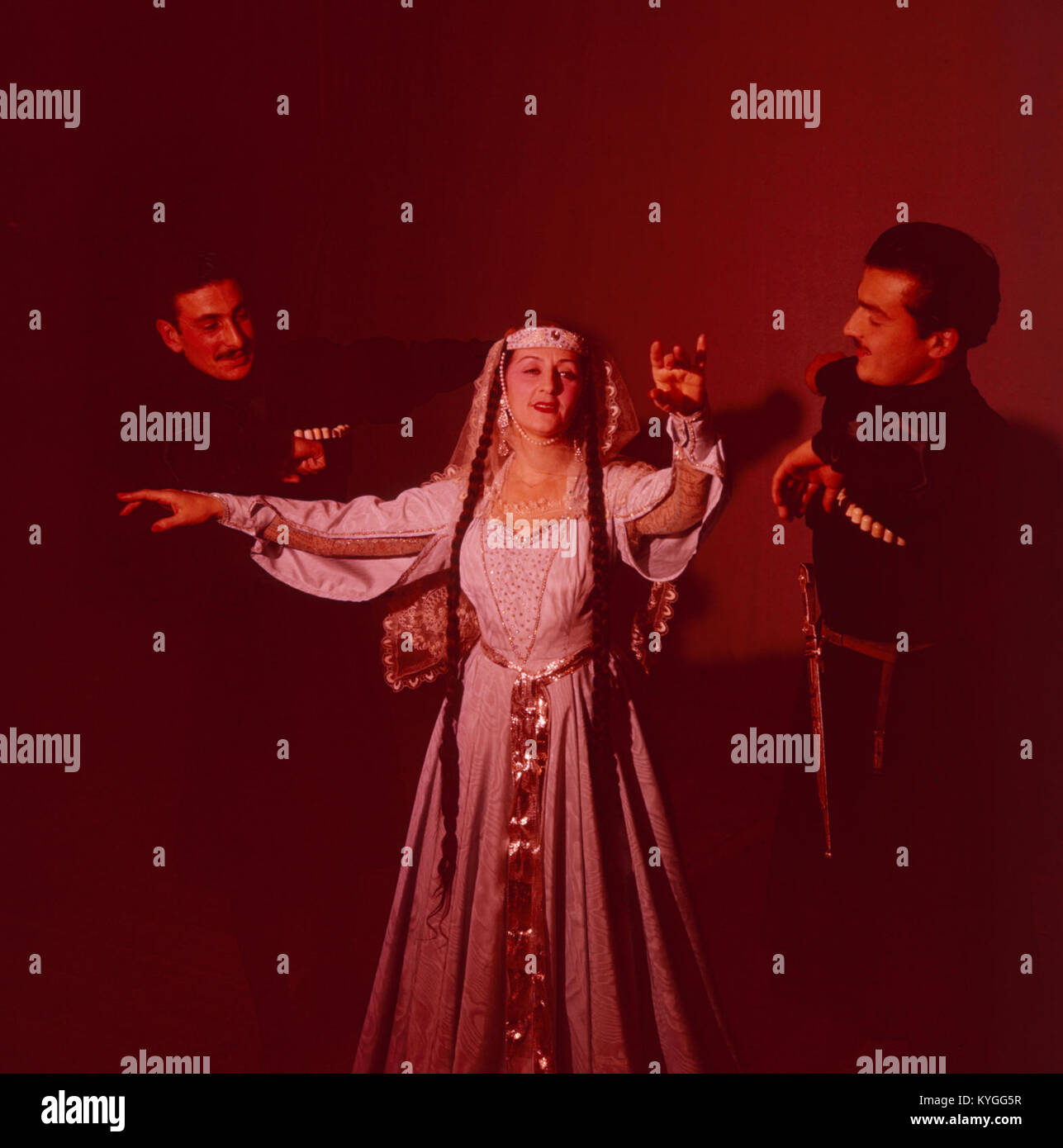 Roger Pic's photograph of the Soviet Caucasian Ballet in 1957 captures ...