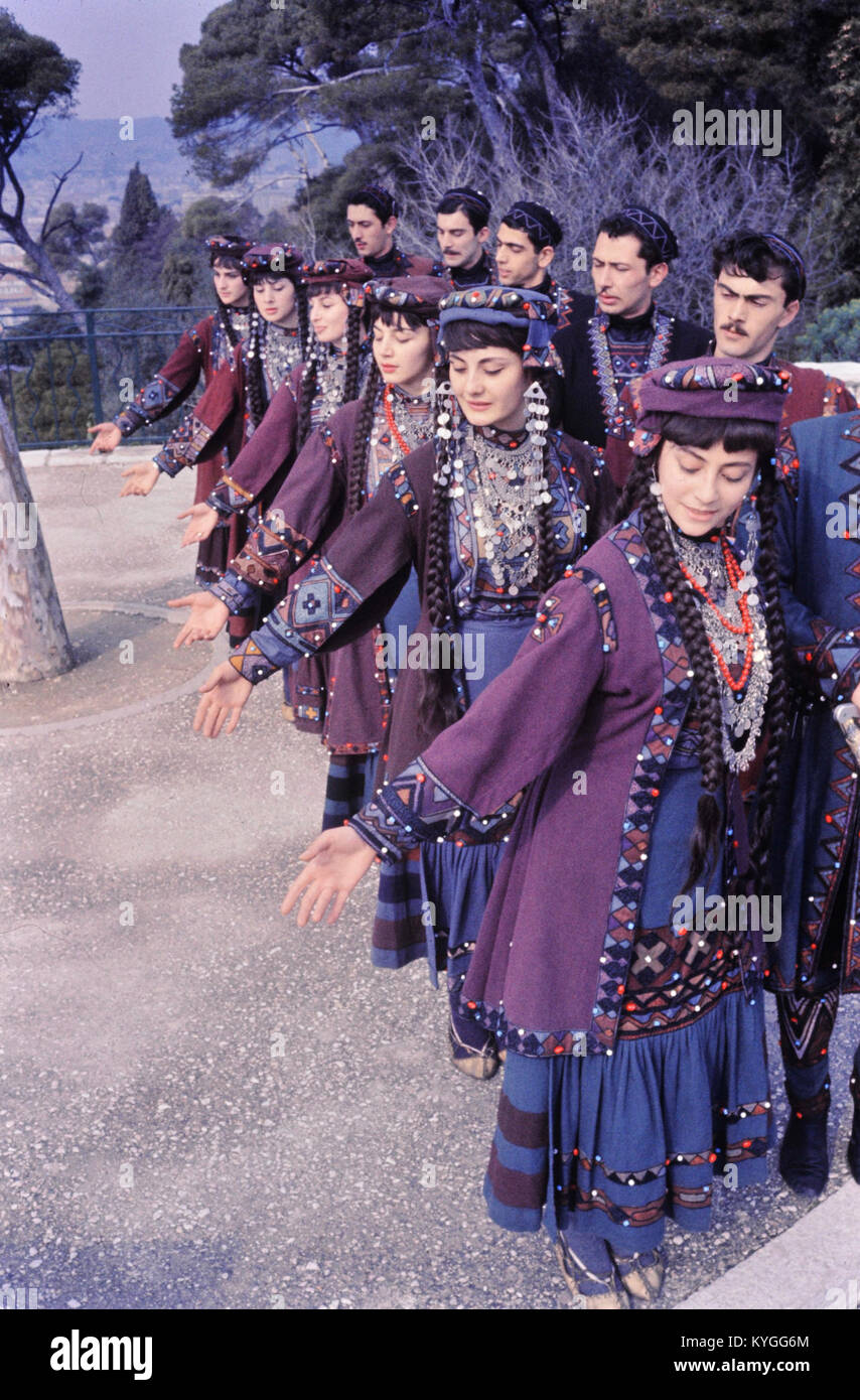 Roger Pic’s 1965 photograph documents Georgian folk dance, illustrating ...