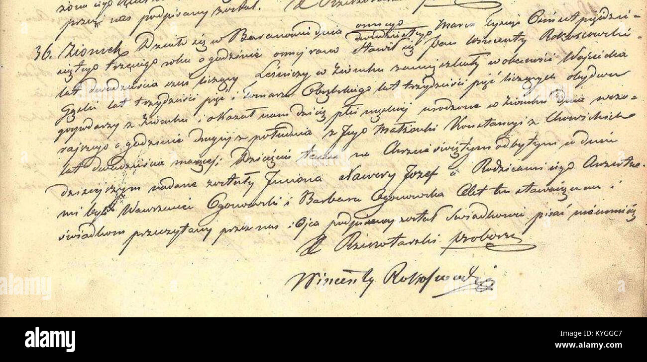 The 1853 document records the birth or baptism of Xawery Józef ...