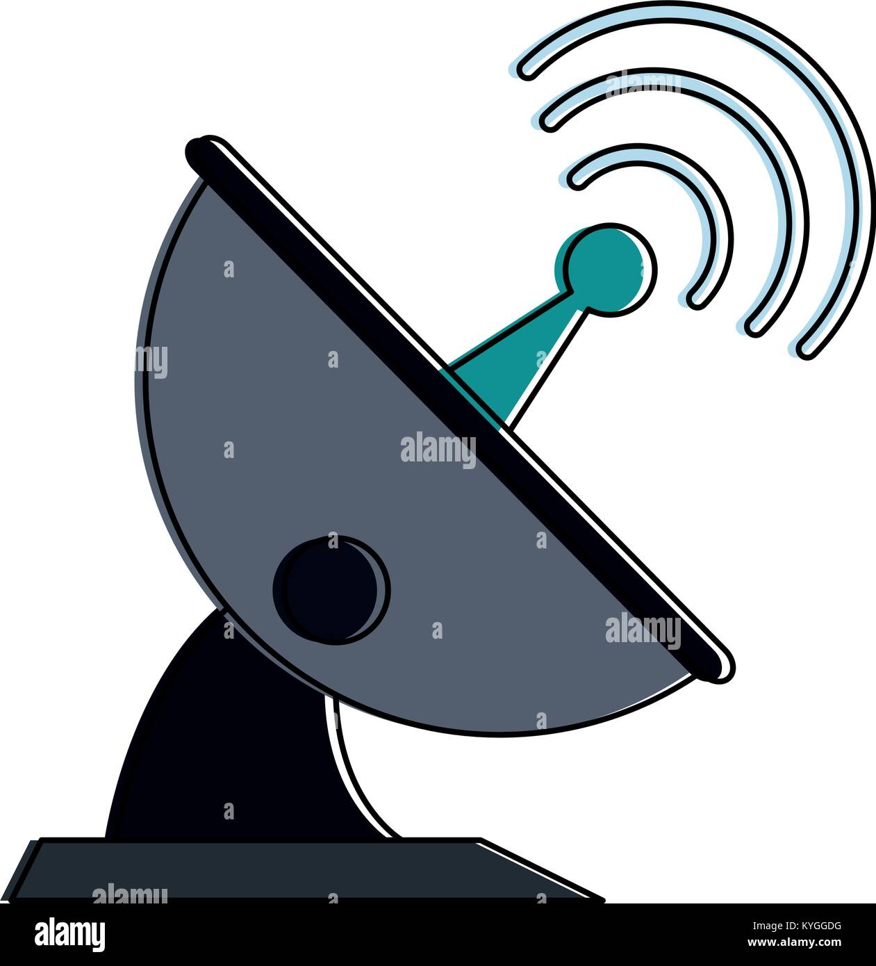 telecommunications antenna symbol Stock Vector Image & Art - Alamy