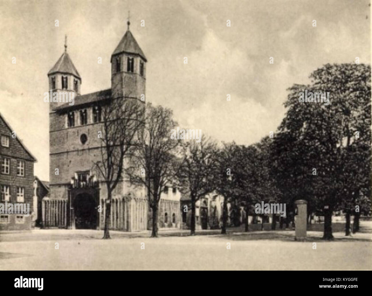 Romanesque church of Gandersheim (Bad Gandersheim Stock Photo - Alamy