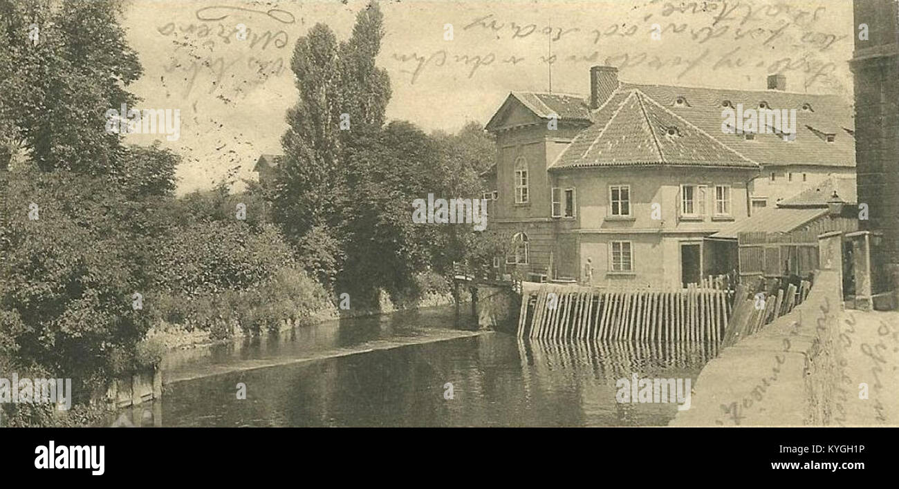 Ronzův mlýn v Karlíně Stock Photo - Alamy