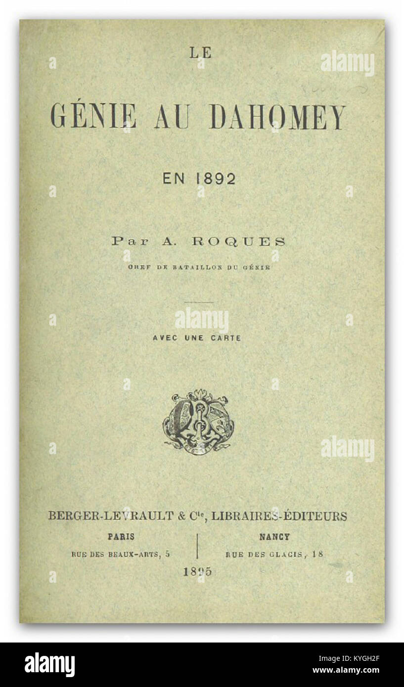 Dahomey campaign hi-res stock photography and images - Alamy