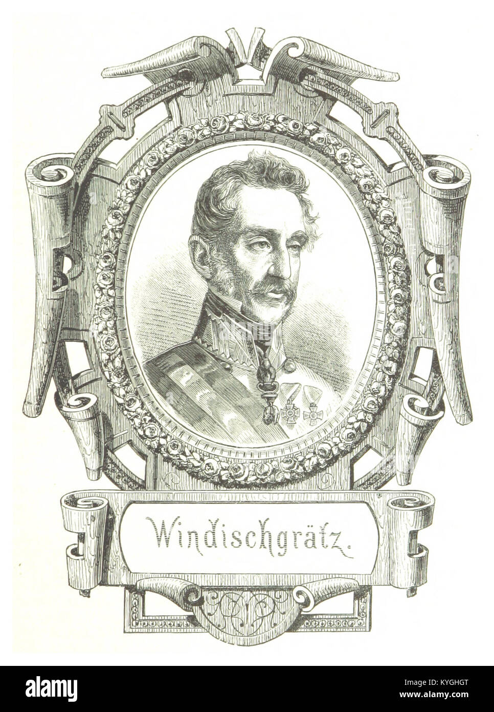 RS(1872) p1.0245 WINDISCHGRÄTZ Stock Photo - Alamy