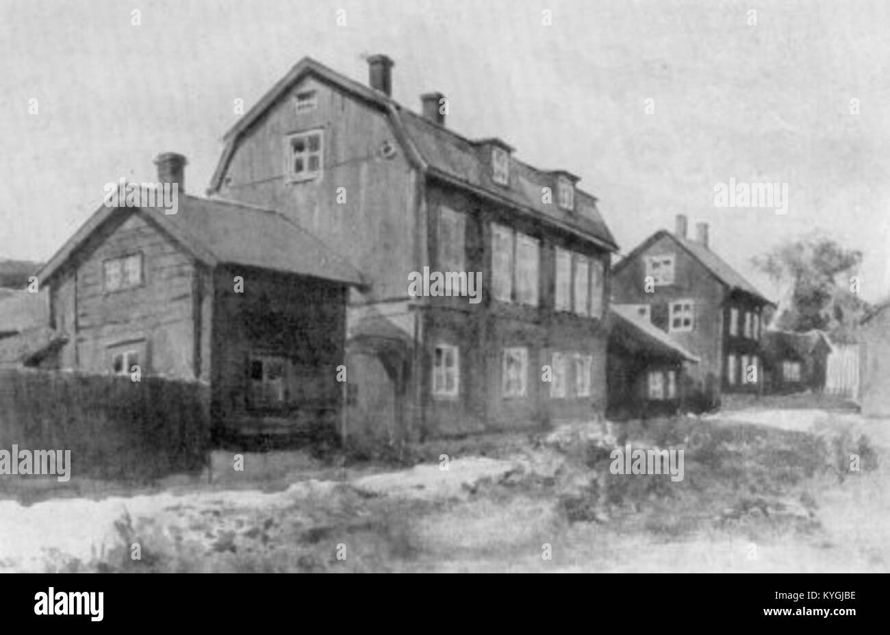 The first home of Finnish poet Johan Ludvig Runeberg in Porvoo, Finland ...