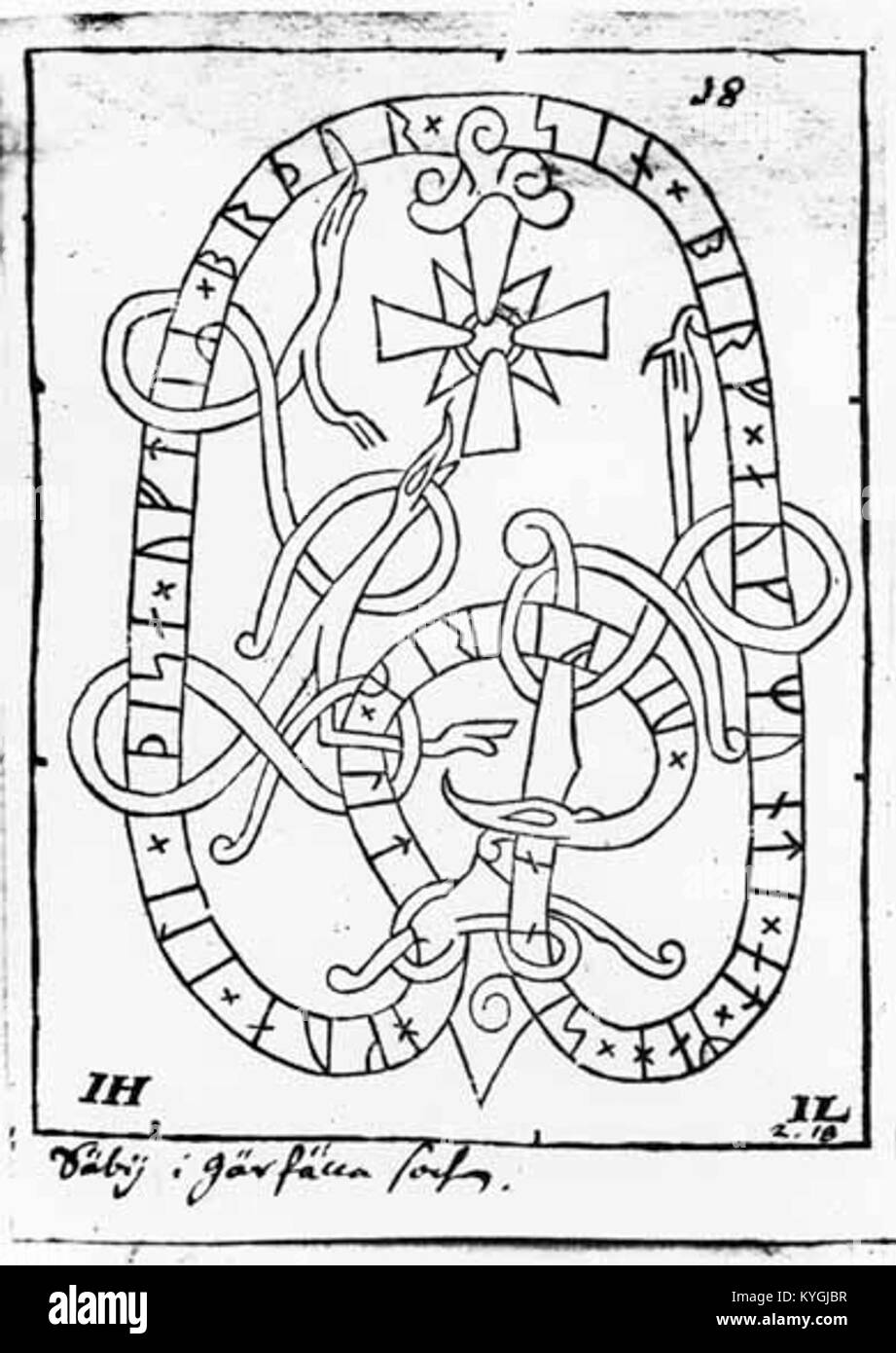 Viking rune drawing hi-res stock photography and images - Alamy