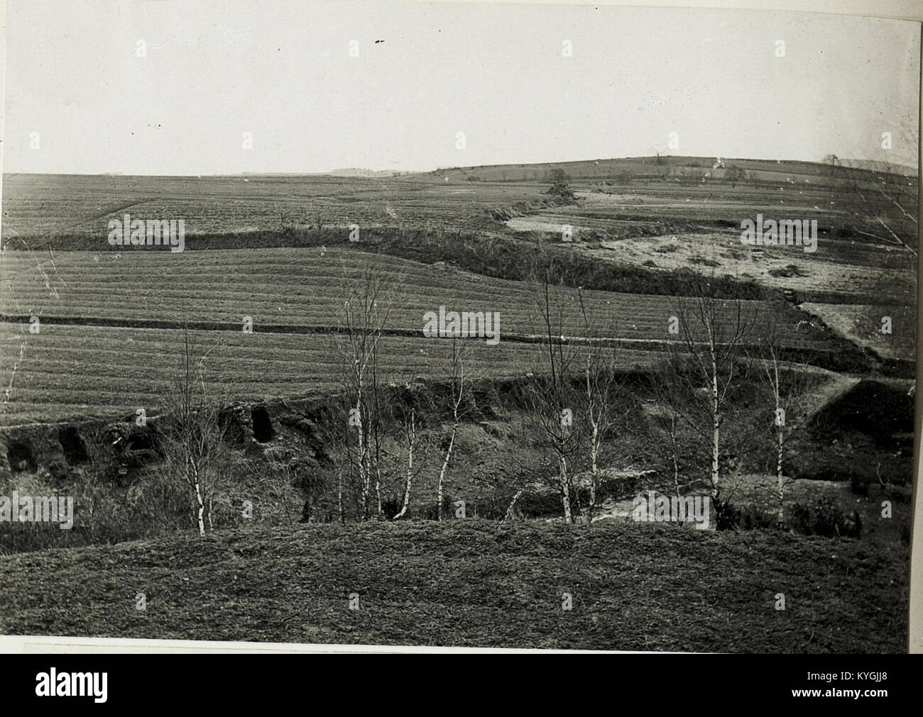 This image shows a Russian trench and reserve covers near Rajbrot ...