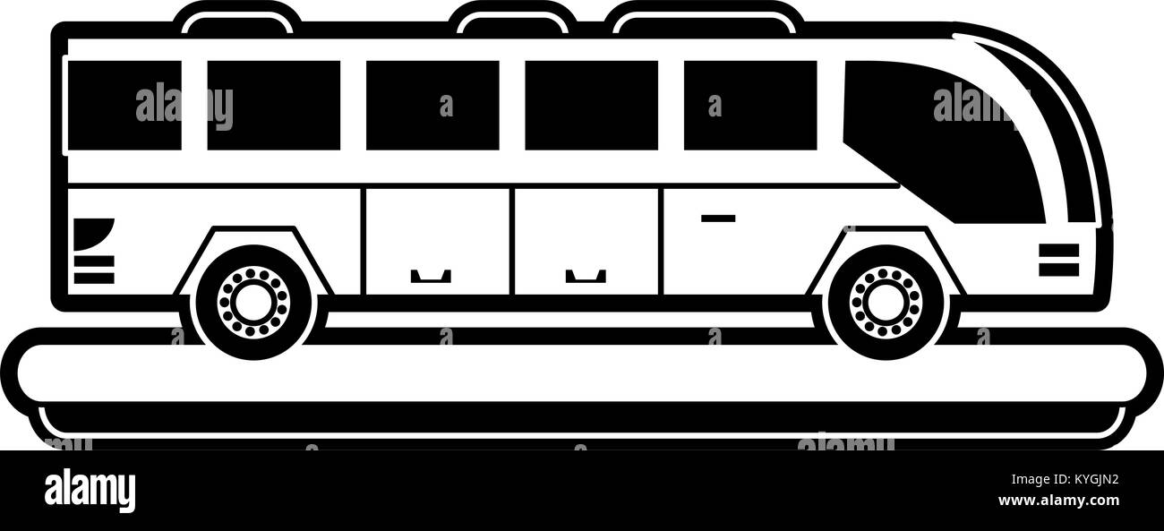 Public bus vehicle Stock Vector Image & Art - Alamy