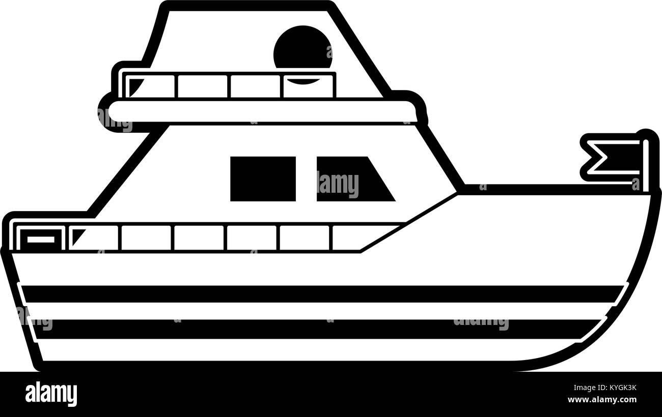 Small floating boat Stock Vector Images - Alamy