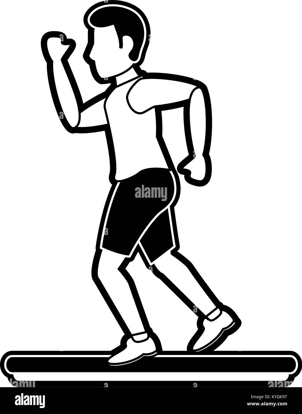 Man running cartoon Stock Vector Image & Art - Alamy