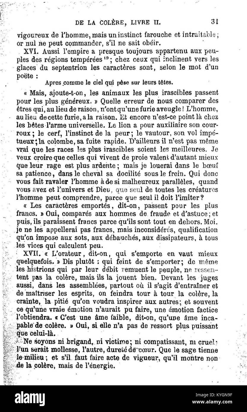 A publication of 'Oeuvres complètes' by the Roman philosopher Seneca ...