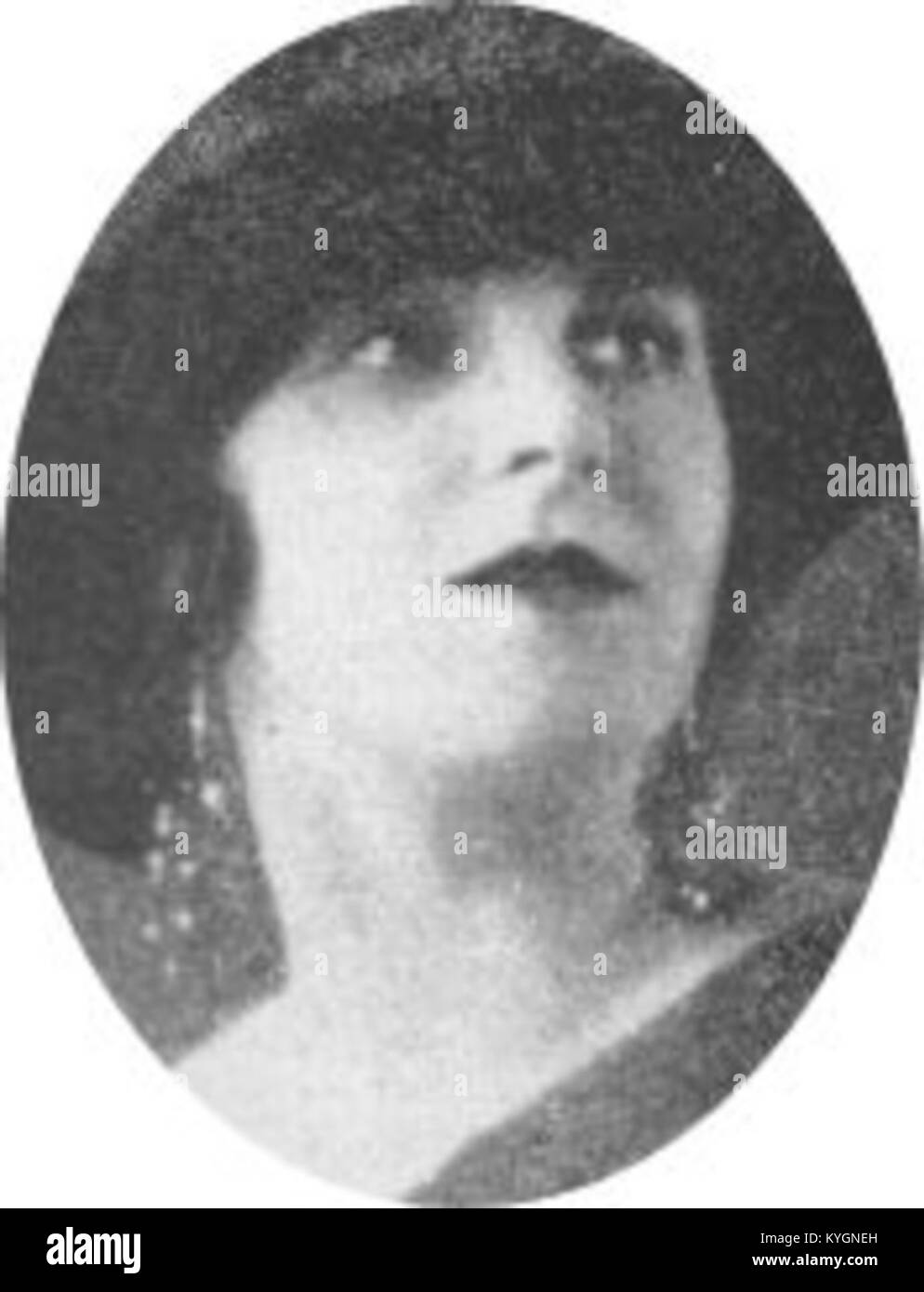 This image is a portrait of Solyom Janka, showing facial features ...