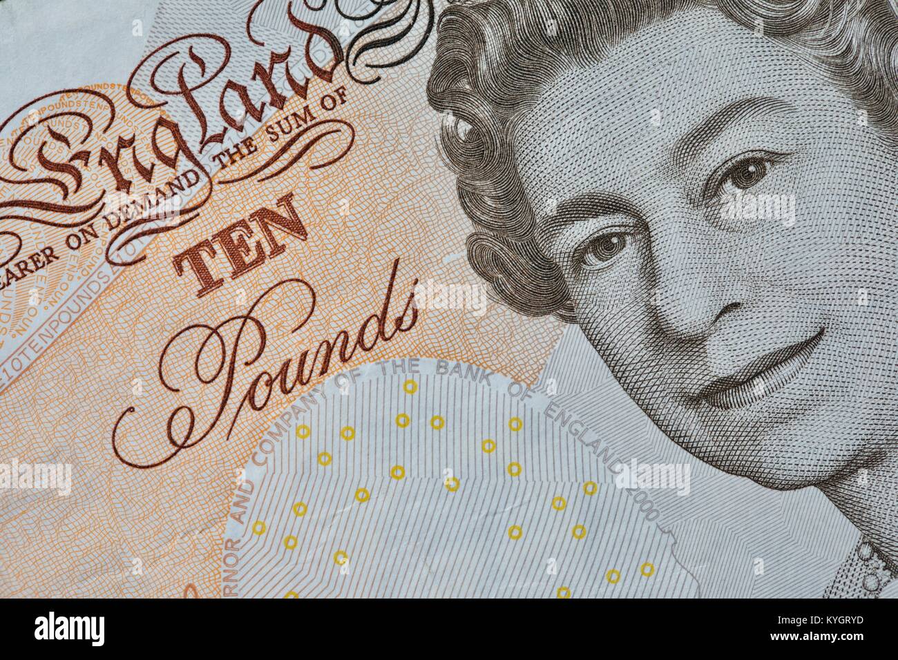 Bank of England £10 ten pound note Stock Photo - Alamy