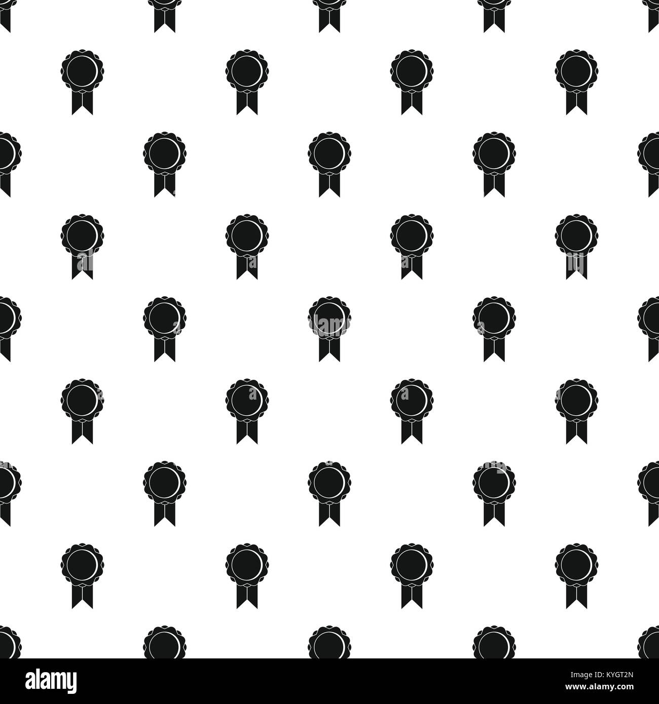 Rosette with ribbon pattern vector Stock Vector Image & Art - Alamy