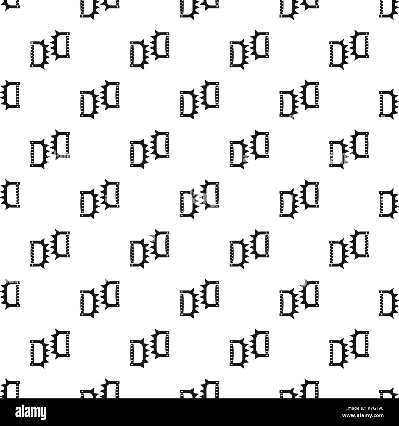 Knuckles with spikes pattern vector Stock Vector Image & Art - Alamy