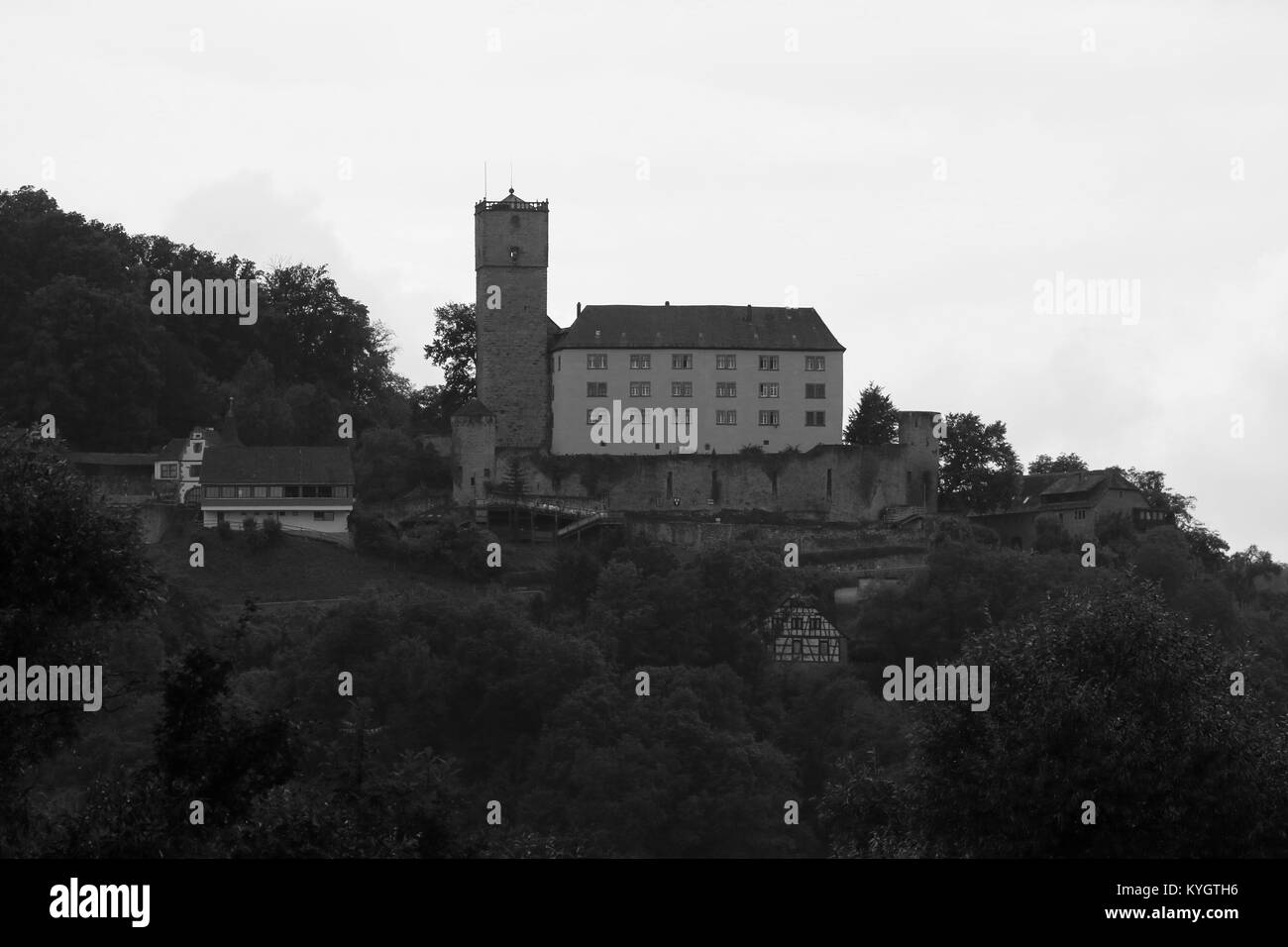 Heidelberg castle germany baden Black and White Stock Photos & Images ...