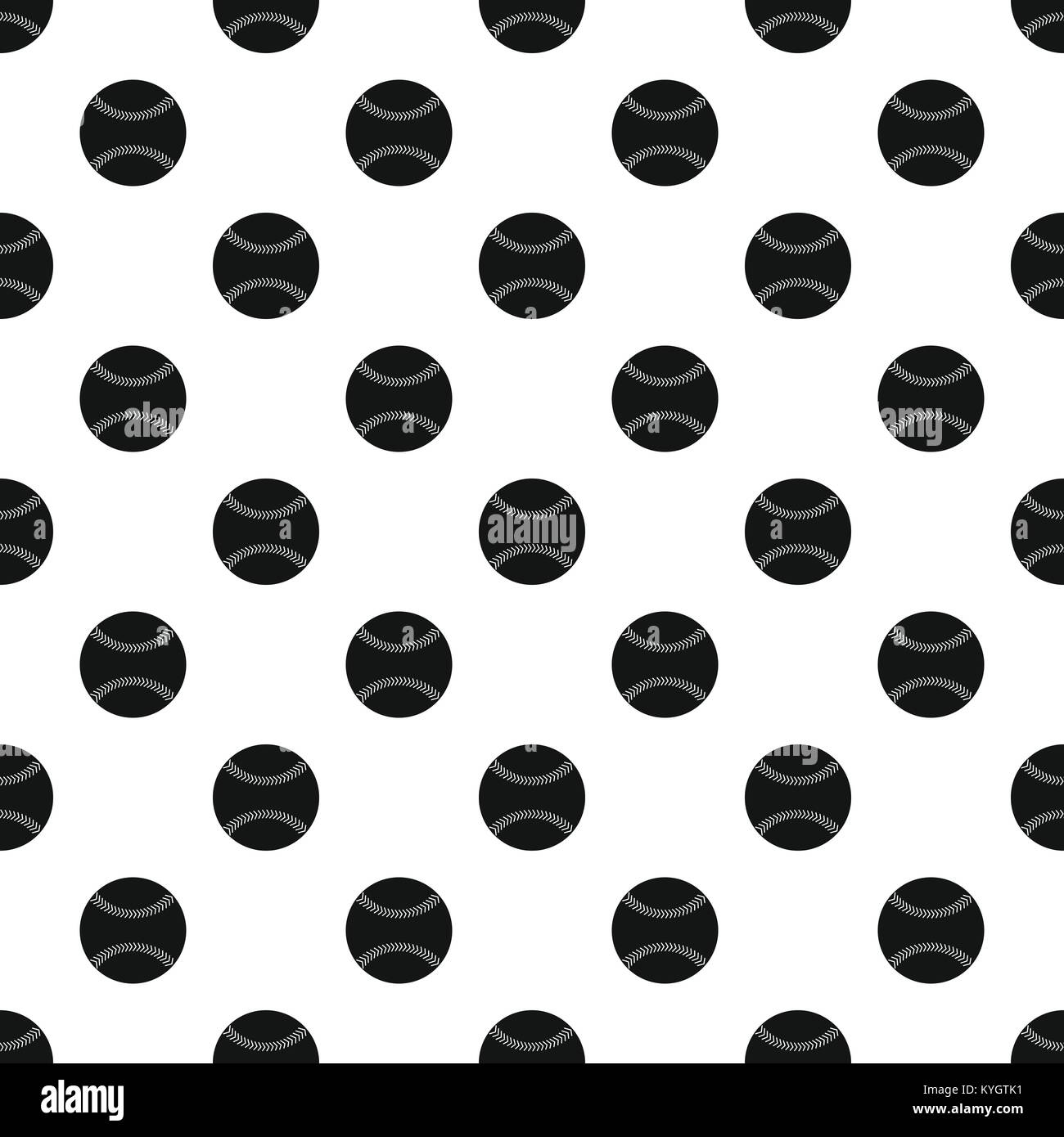 Baseball pattern vector Stock Vector Image & Art - Alamy