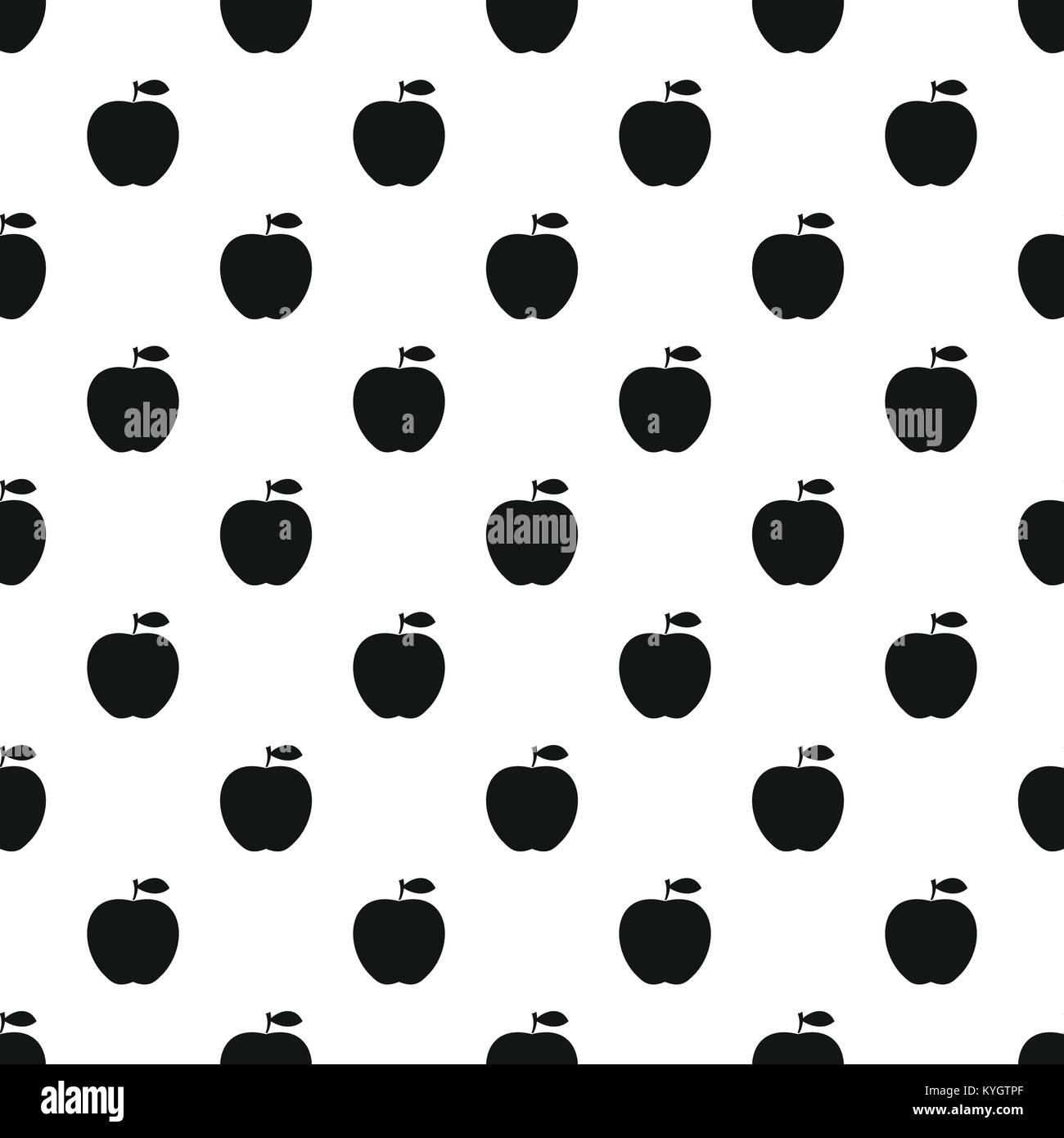 Apple pattern vector Stock Vector Image & Art - Alamy