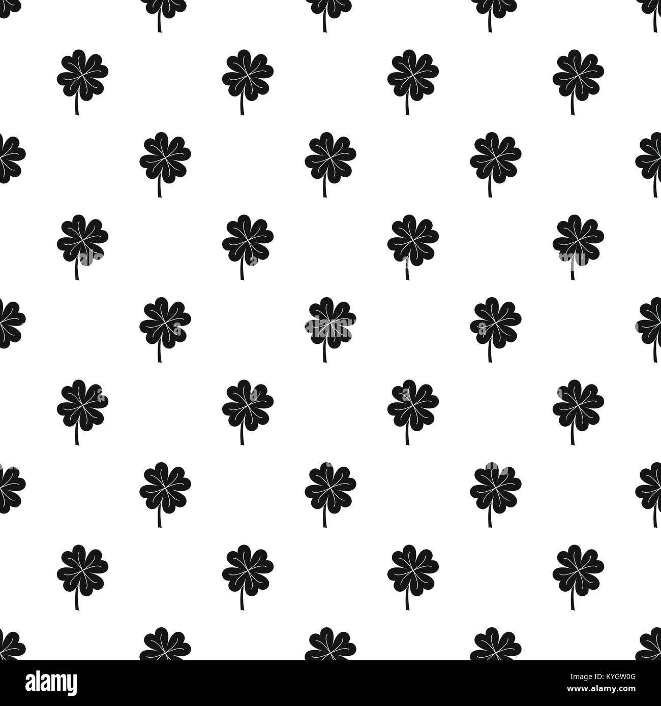 Clover leaf pattern vector Stock Vector Image & Art - Alamy