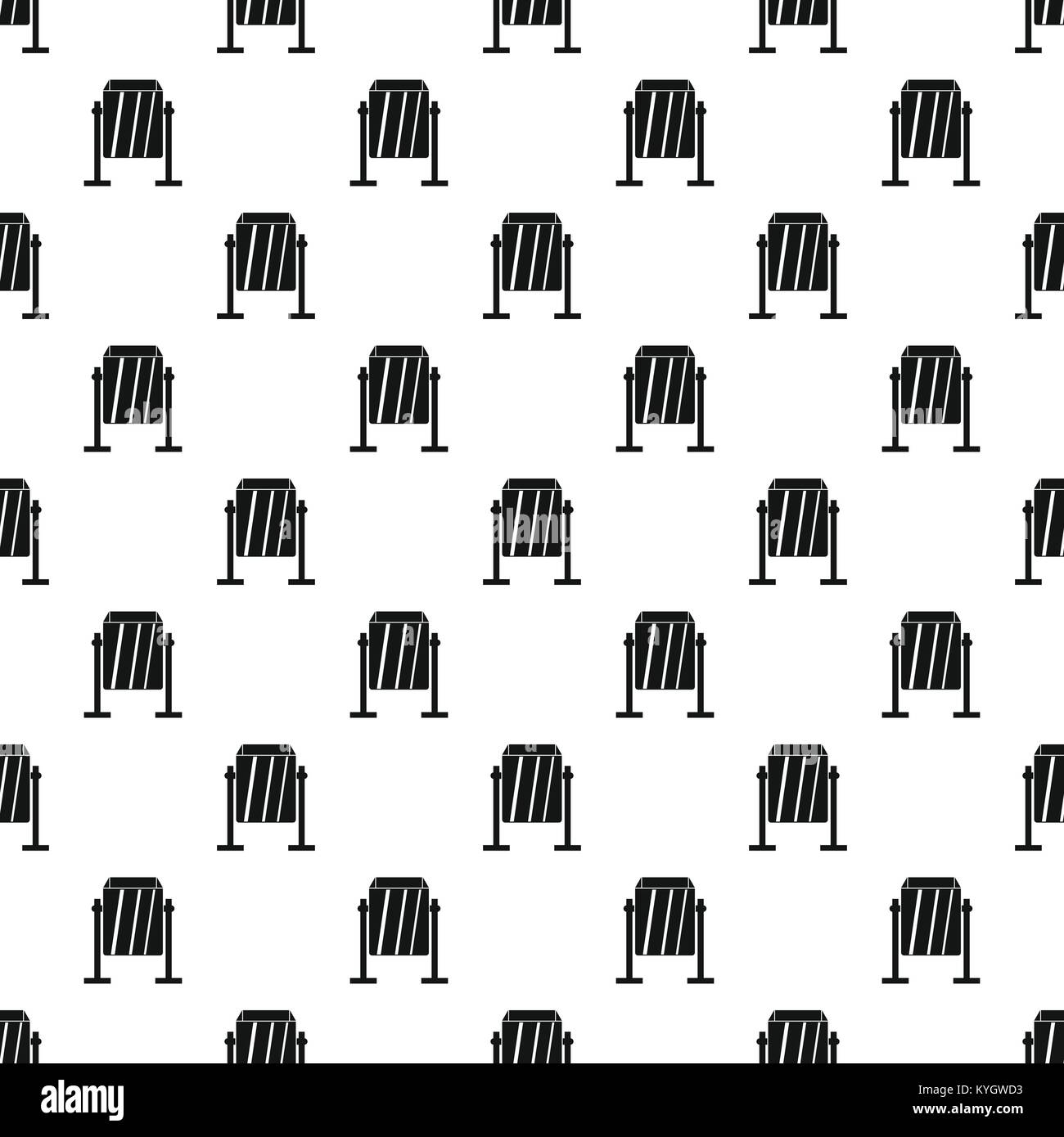 Metal dust bin pattern vector Stock Vector Image & Art - Alamy