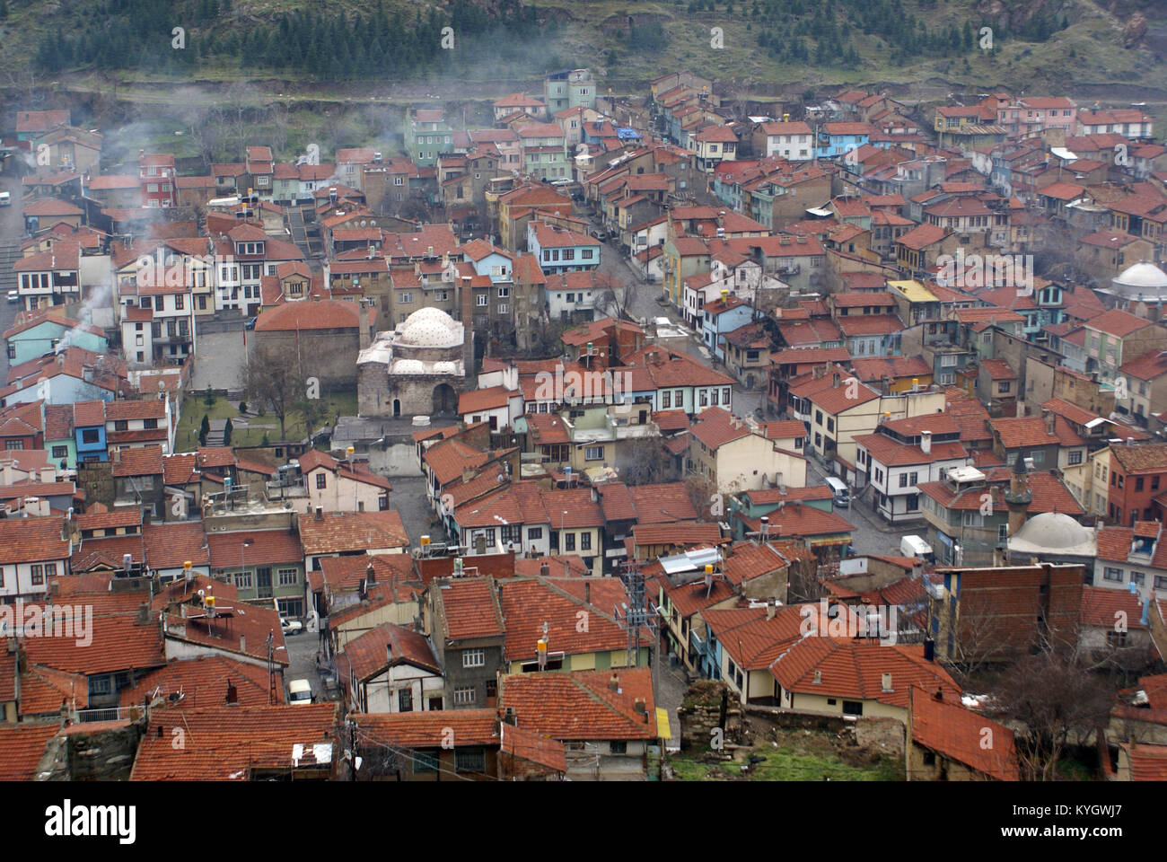 Houses in old town Afyon, Turkey Stock Photo - Alamy
