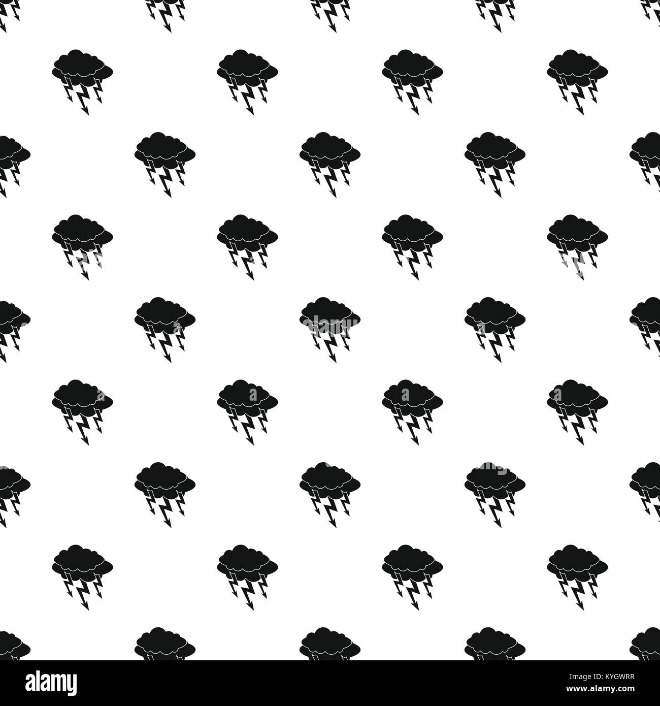 Lightning bolt pattern vector Stock Vector Image & Art - Alamy