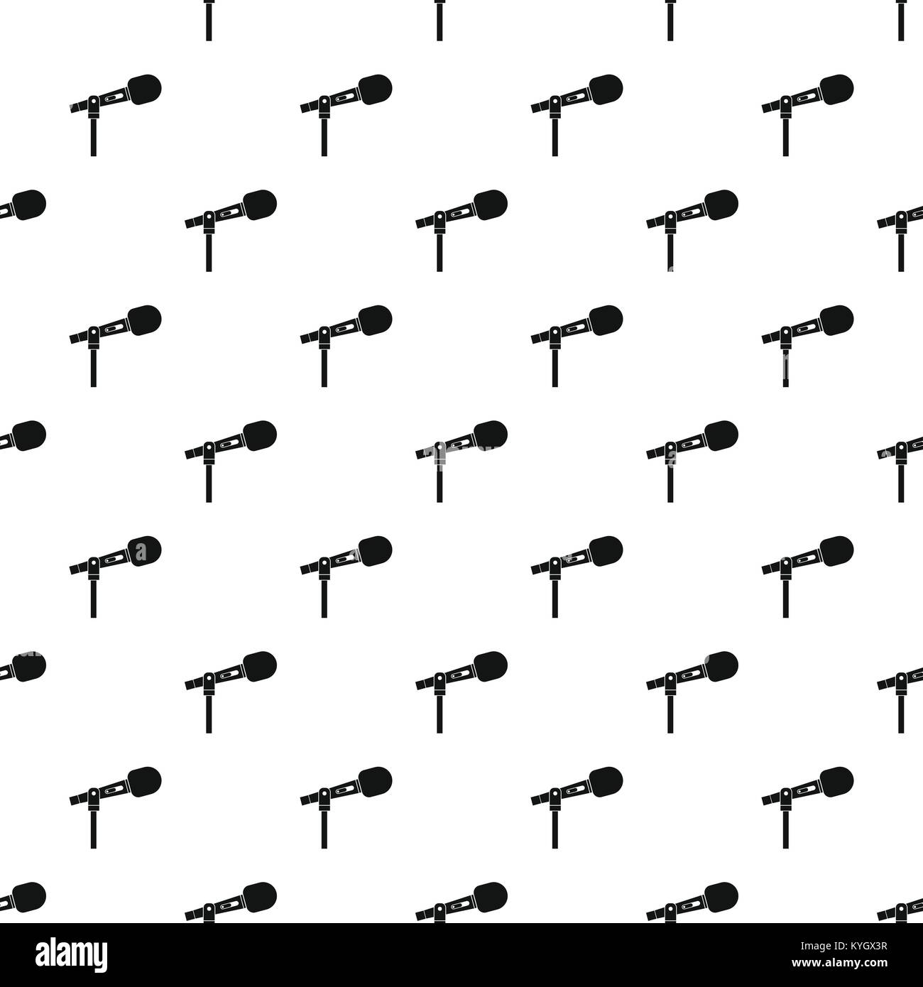 Microphone pattern vector Stock Vector Image & Art - Alamy