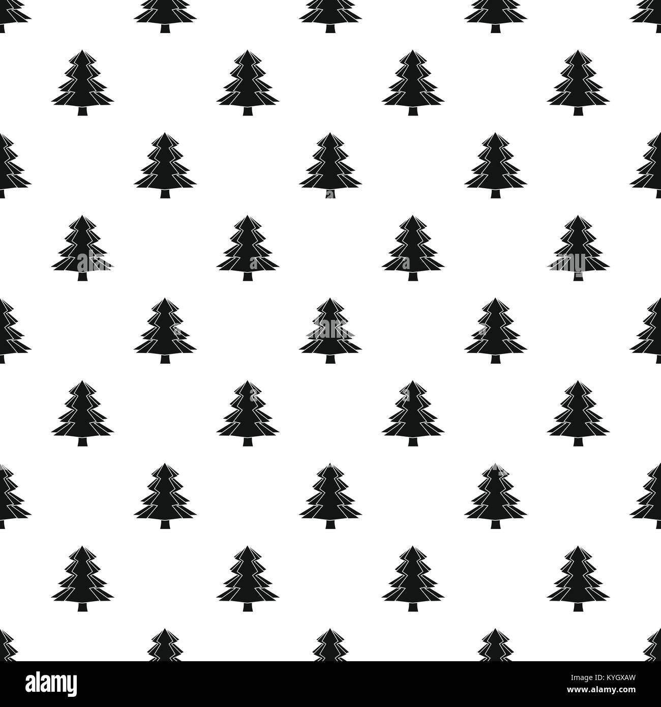 Fir tree pattern vector Stock Vector Image & Art - Alamy