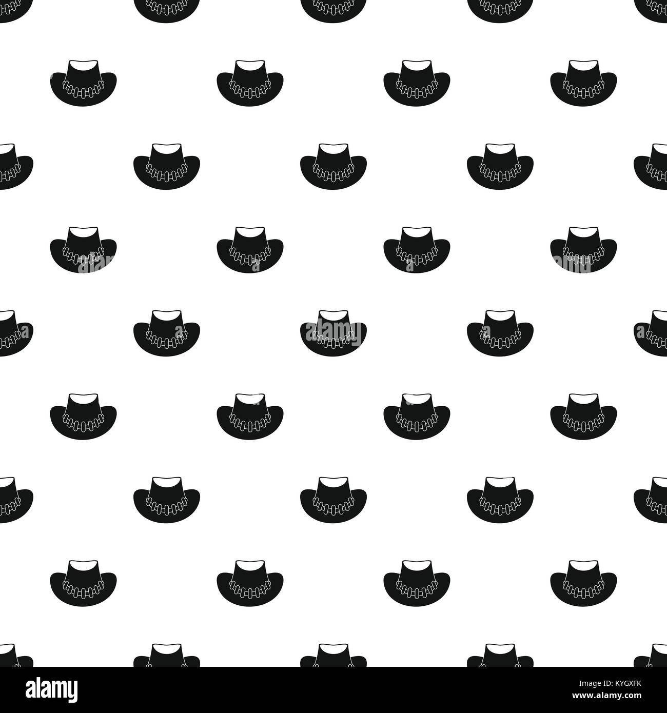 Cowboy hat pattern vector Stock Vector Image & Art - Alamy