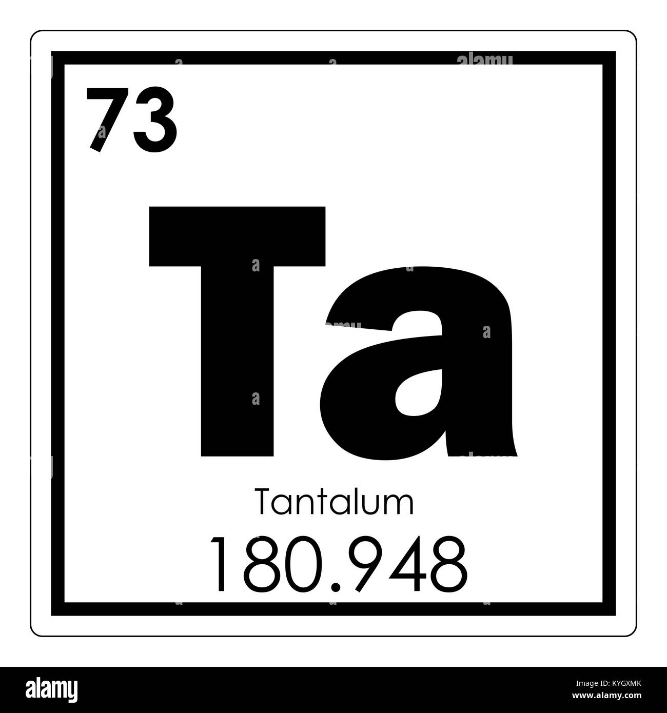 Tantalum chemical element periodic table science symbol Stock Photo - Alamy Tantalum chemical element periodic table science symbol Stock Photo - Alamy