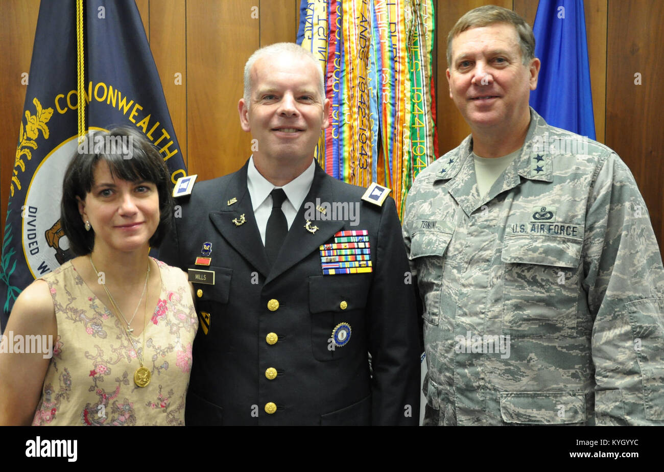 Kentucky Guardsman Col. John K. Mills, Joint Force Headquarters deputy ...