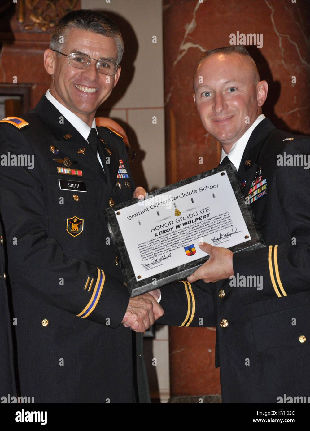 Commandant Warrant Officer Career College Col. Stanley Smith ...