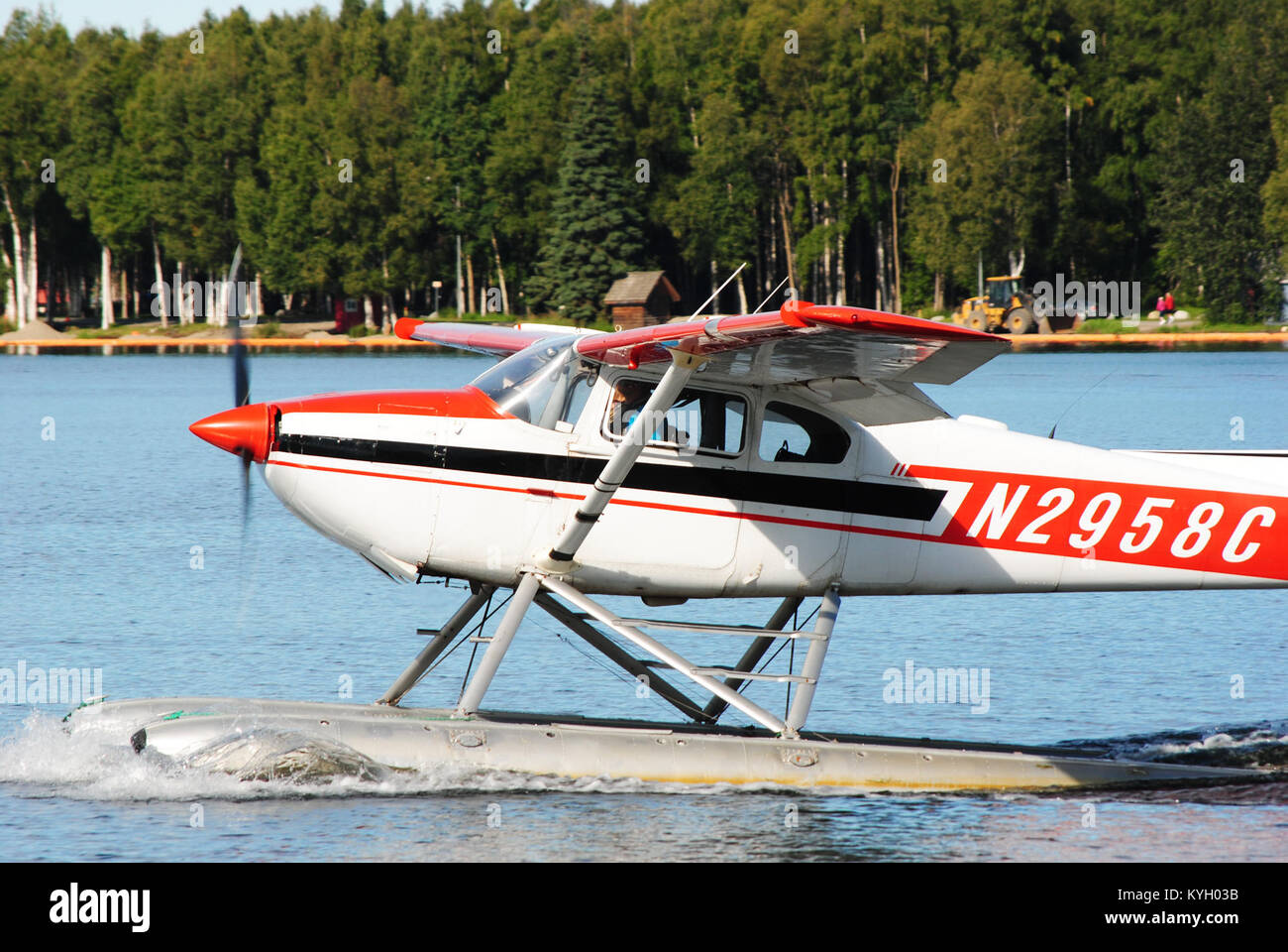 US military army National Guard light aircraft flying Stock Photo - Alamy