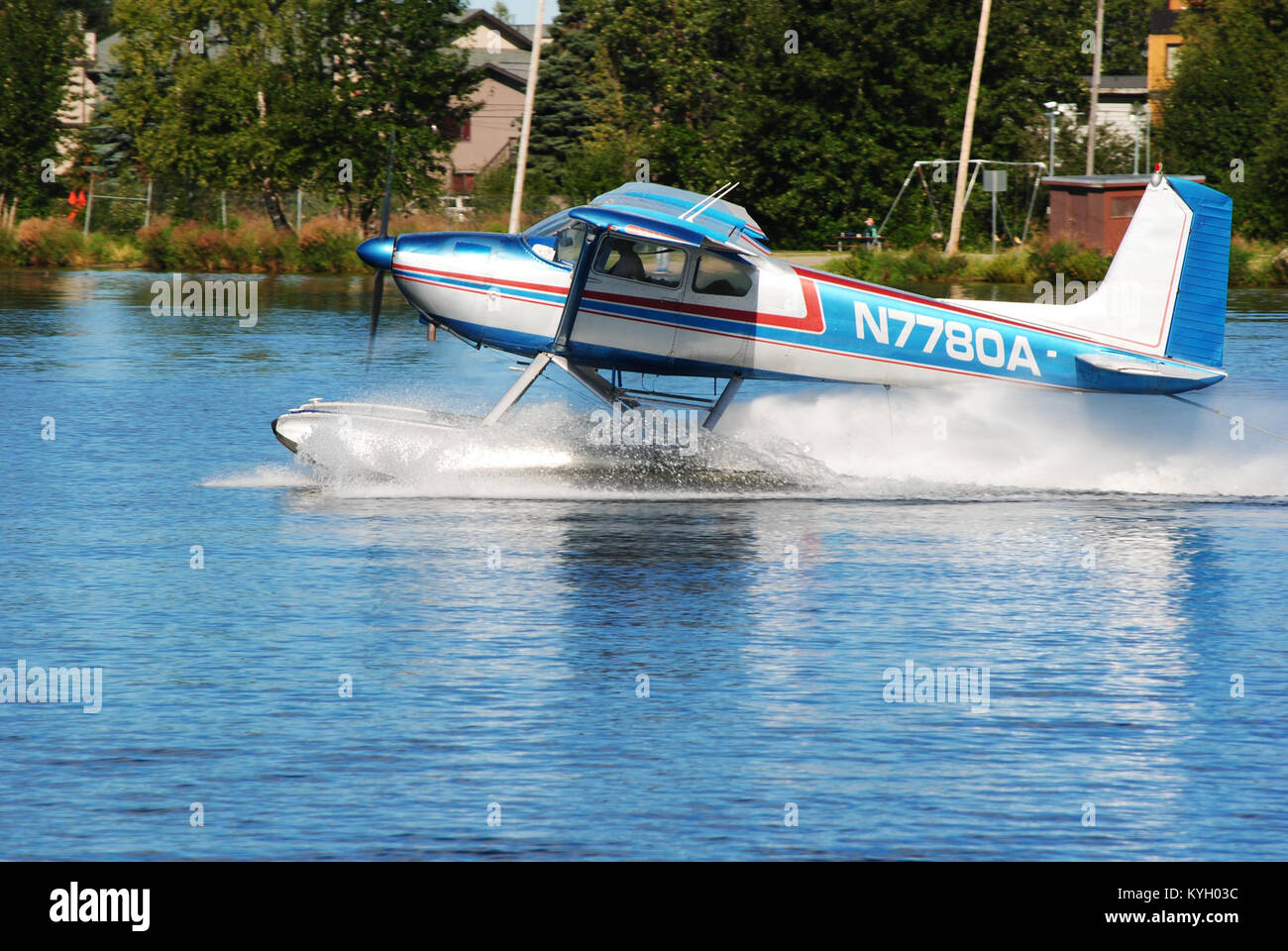 US military army National Guard light aircraft flying Stock Photo - Alamy