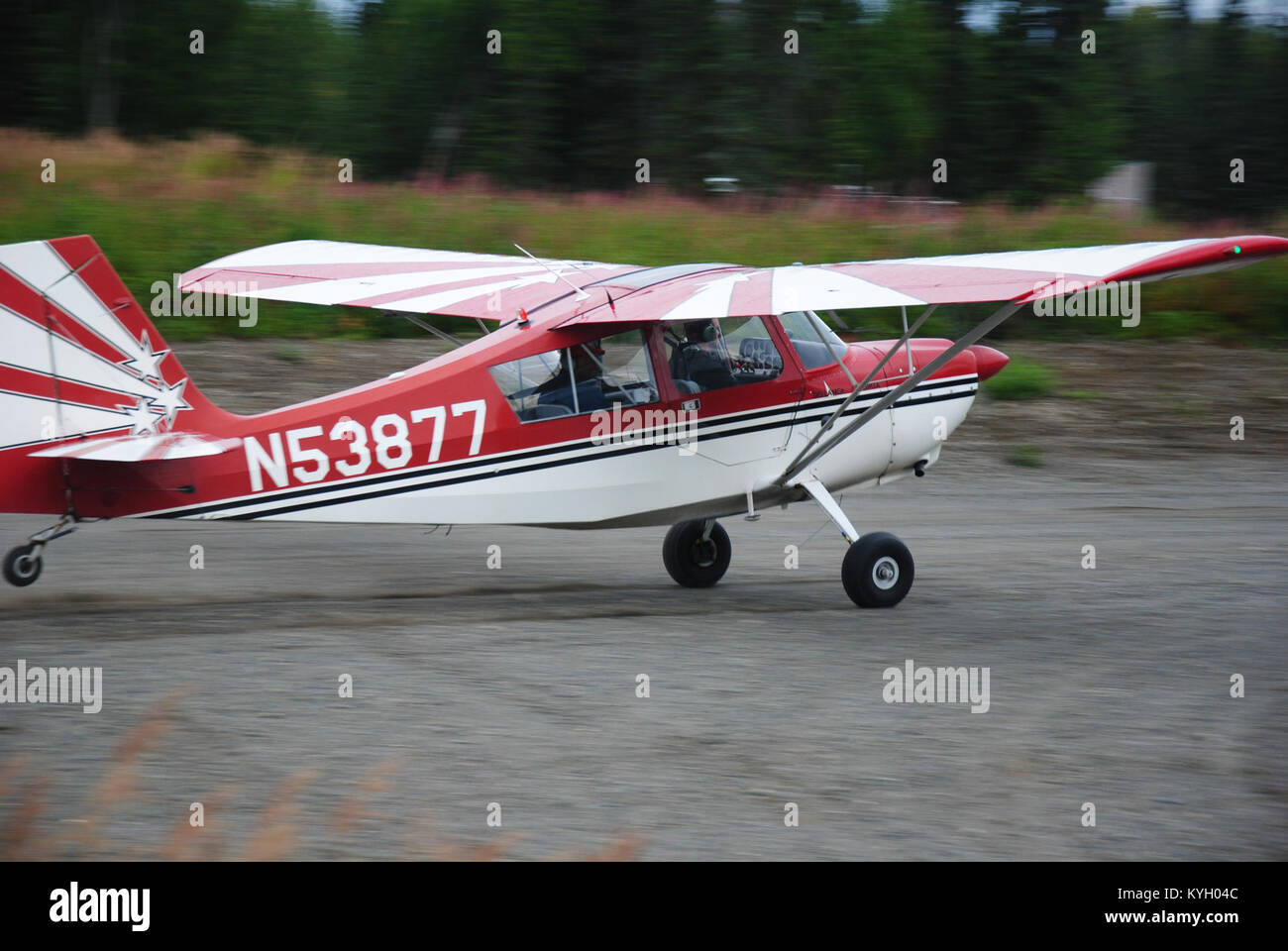 US military army National Guard light aircraft flying Stock Photo - Alamy