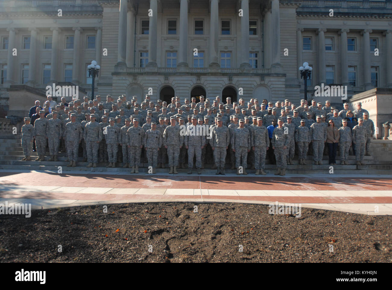 The Kentucky National Guard Recruiting and Retention Battalion gathered ...