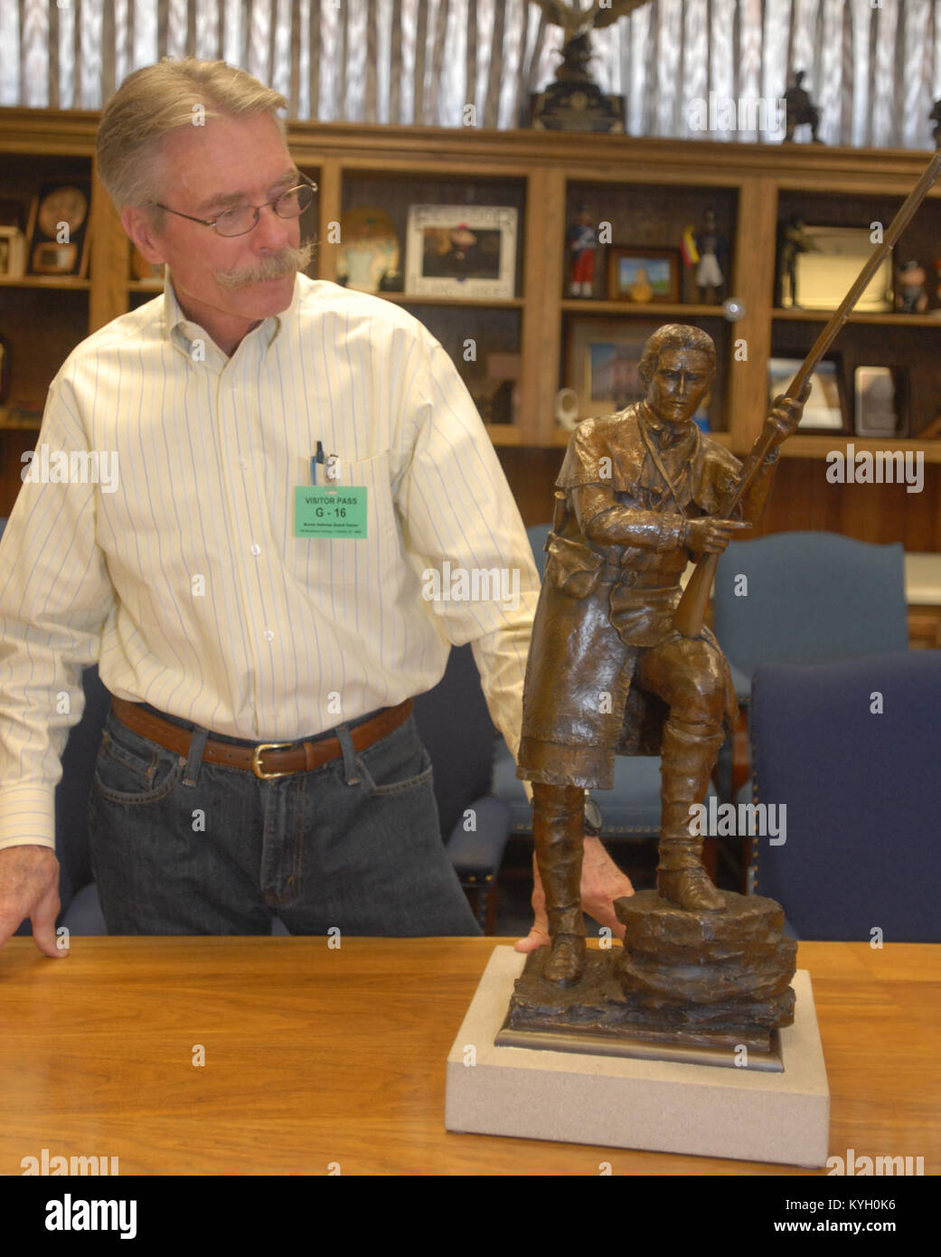 Artist Wyatt Gragg designed the statue of Daniel Boone that will be the ...