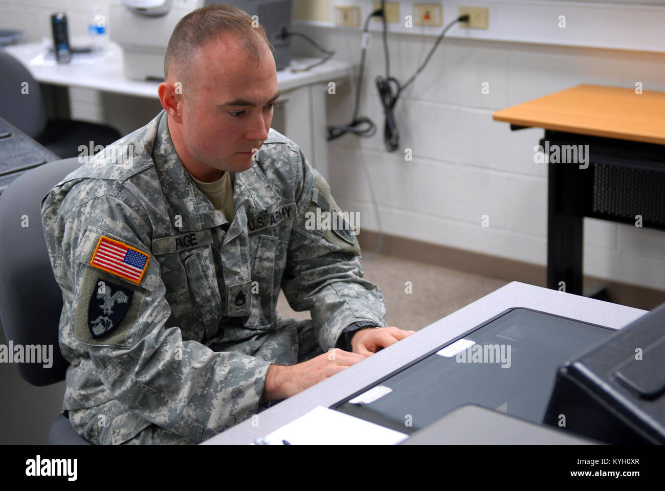 Staff Sgt. Joshua Page, Battery A, 1/623 Field Artillery Battalion ...