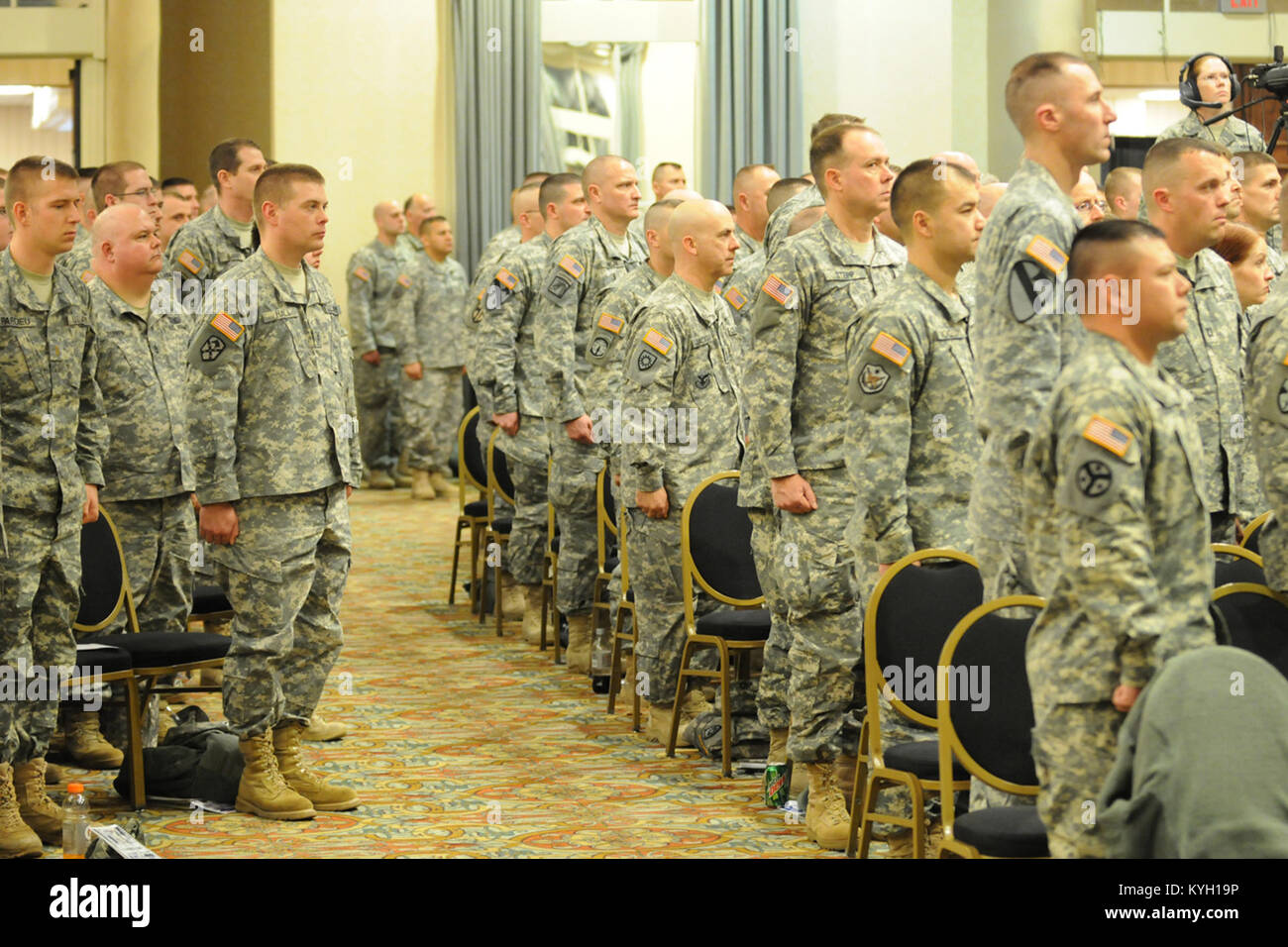 US Army National Guard conference and display Stock Photo - Alamy
