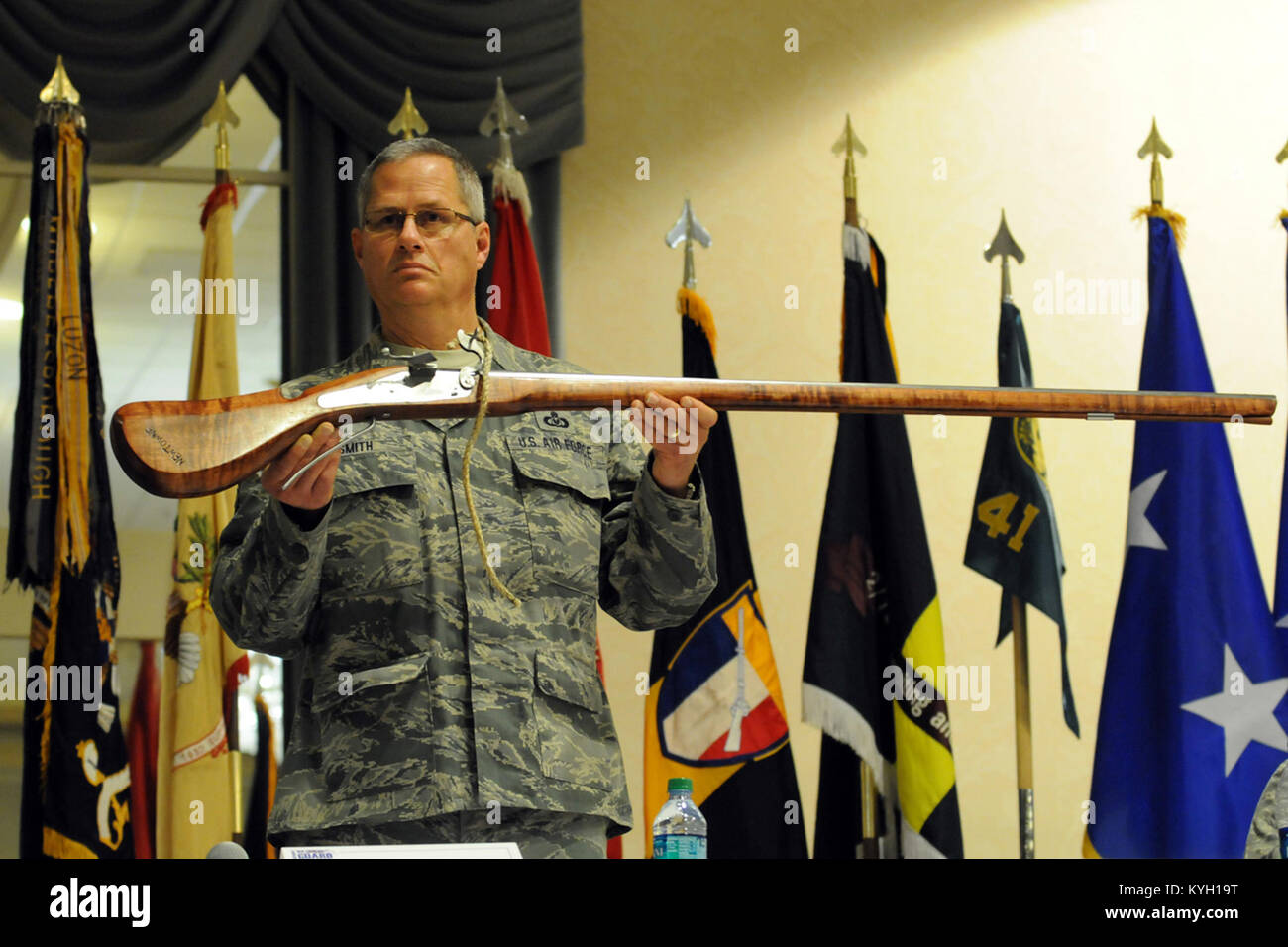 US Army National Guard conference and display Stock Photo - Alamy
